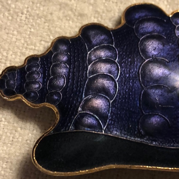 Jewelry | Purple Shell Pinbrooch | Poshmark